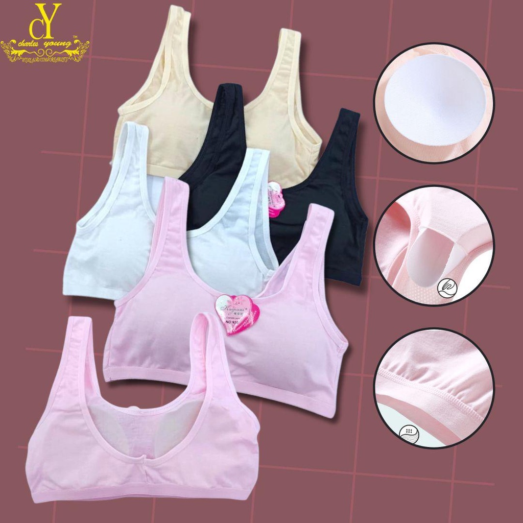 CY 935 KIDS STUDENT SPORT BRA / TRAINING BRA / BRA BUDAK PEREMPUAN ...