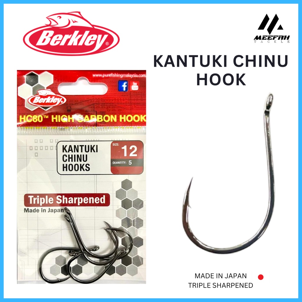 BERKLEY Kantuki Chinu Made in Japan Chinu Fishing Hook Mata Kail ...