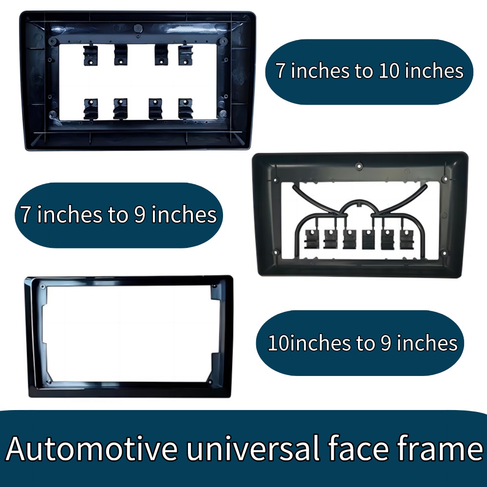 (2024 new) Universal 7-inch to 9/10 inch frame 2 DIN 10 "frame ...