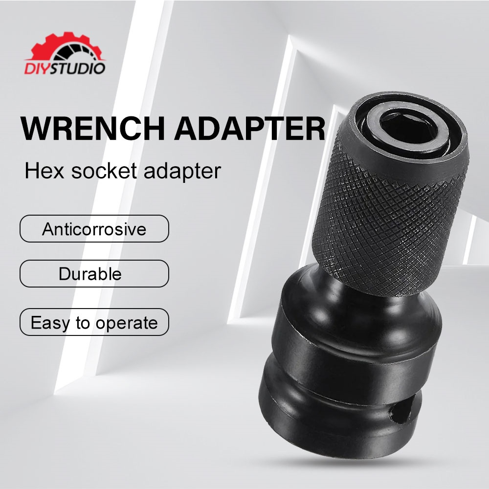 DiyStudio Wrench Adapter Socket Ratchet Torque Wrench Adapter 1/2 ...