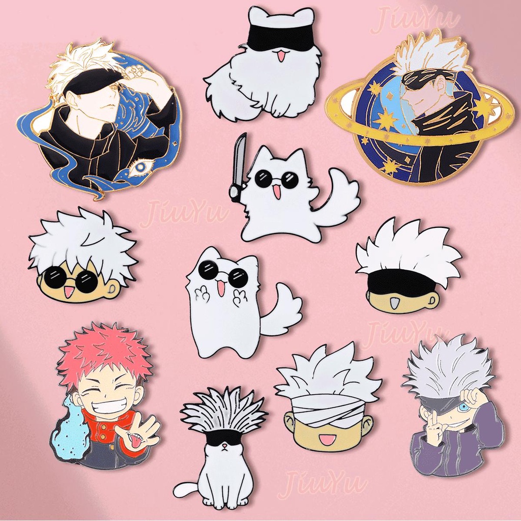 Jujutsu Kaisen Chibi Geto Pin Enamel Badges Gojo Satoru Itadori Yuji ...
