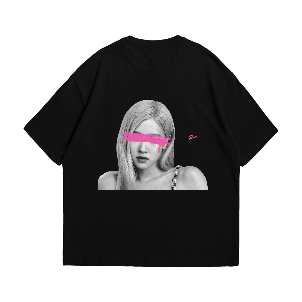 Blackpink Rose - Oversized Tshirt | Shopee Malaysia