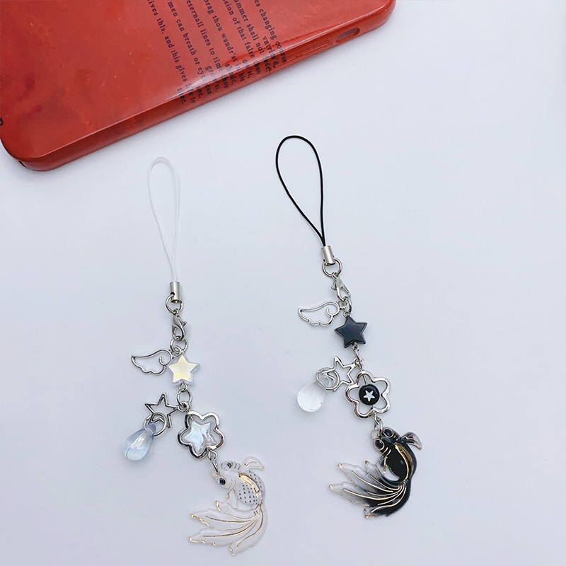 [Good Luck Koi] New Chinese Style Chinese Koi Star Beaded Hanging Chain ...
