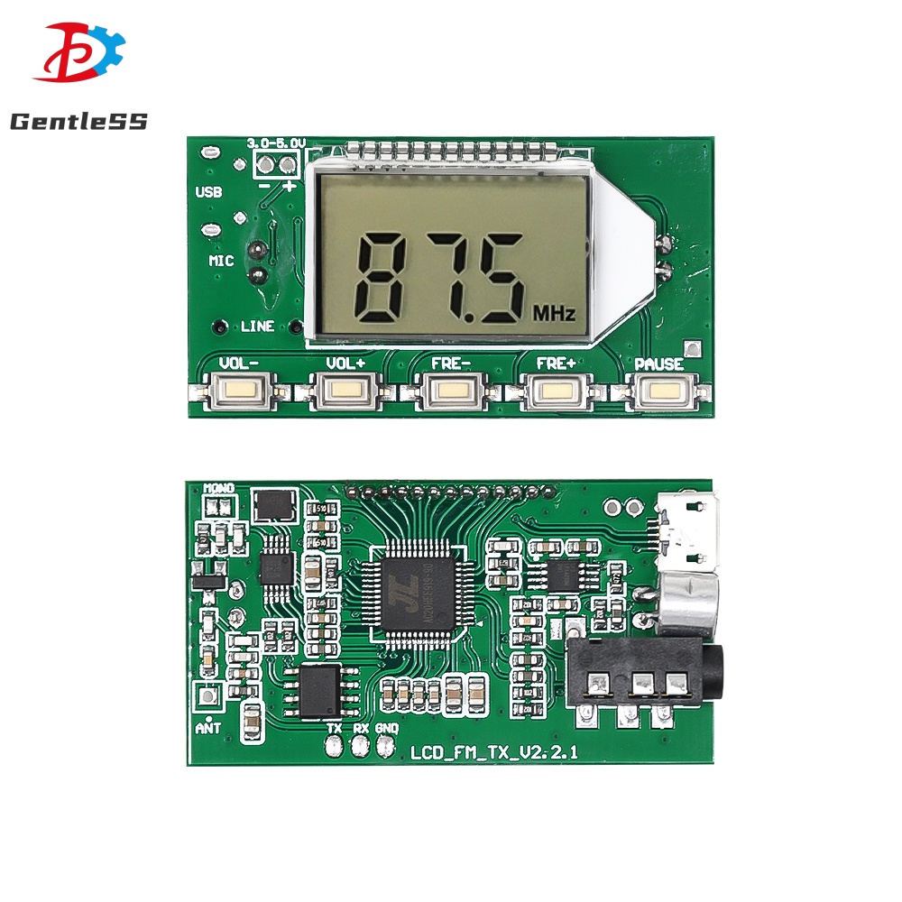 FM Transmission Module FM Stereo Digital Transmitter Wireless ...