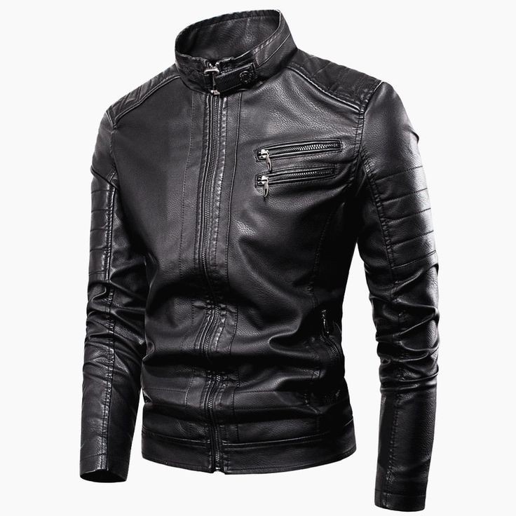 Latest men's semi-leather jackets / waterproof and wind jackets / men's ...