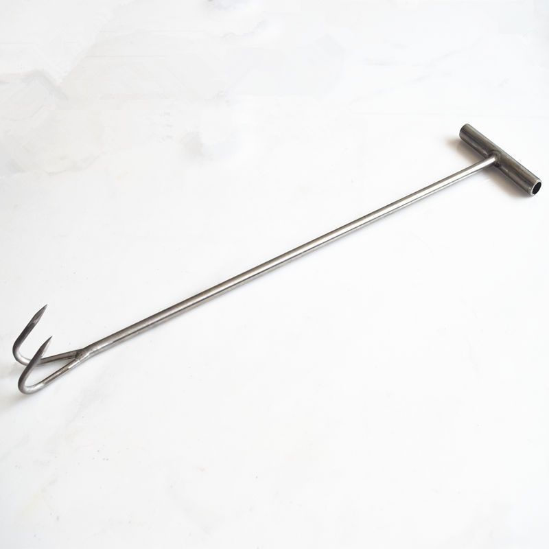 [T-Shaped Hook] Stainless Steel Meat Fishing Hook Double Hook T-Shaped ...