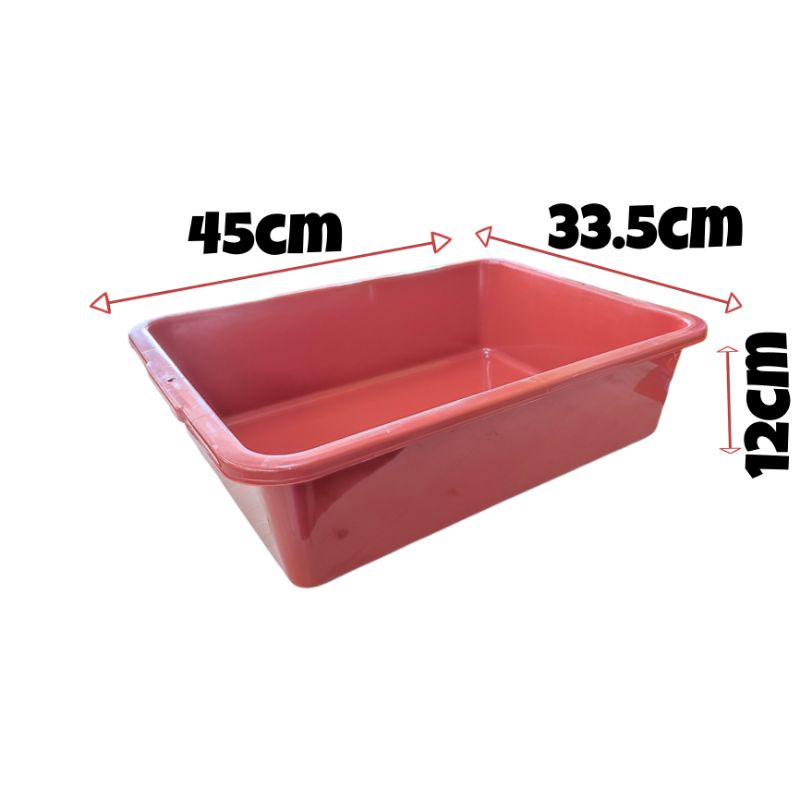 BESEN PLASTIK / Plastic Tray/Plastic Basin Rectangle/Bekas 4Segi ...
