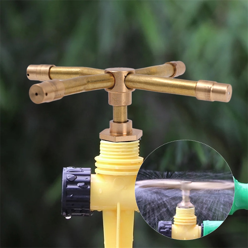 2/3/4 ARM Automatic Rotary Sprayer - 360° Rotation Irrigation System ...