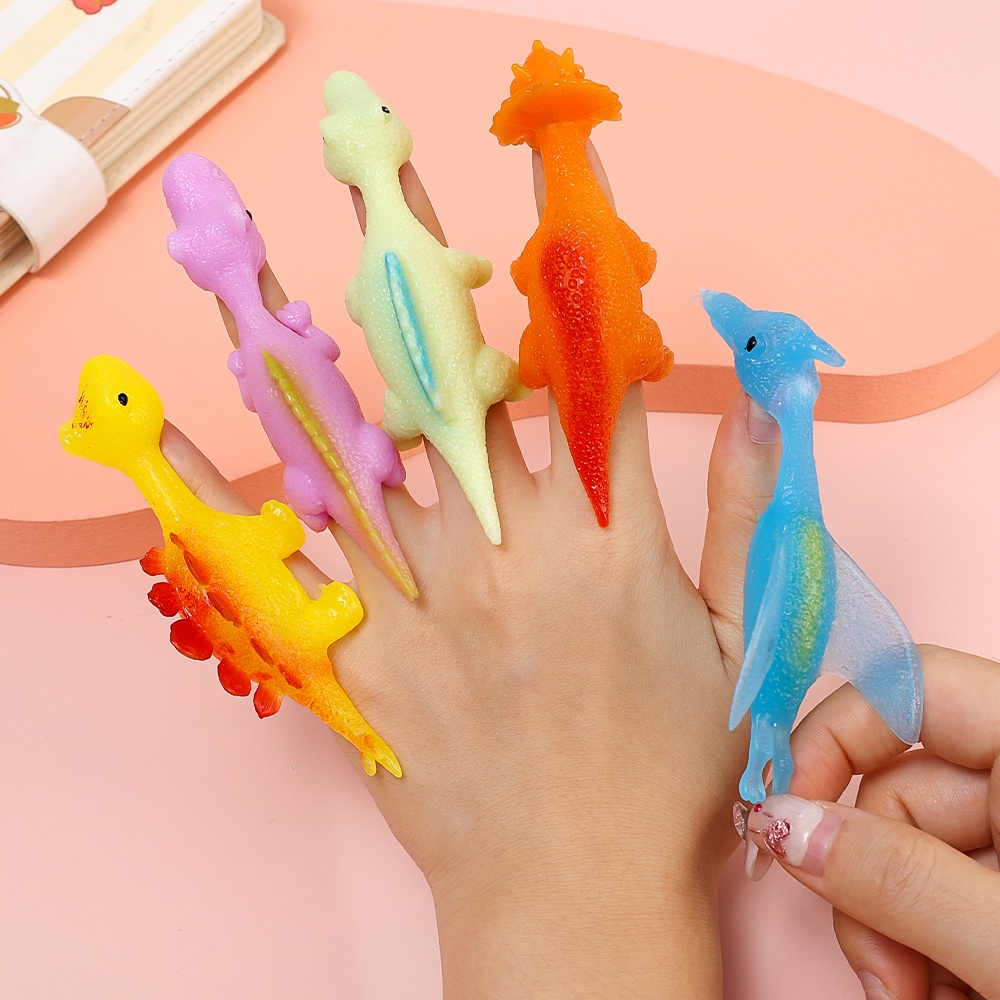 Novelty Sticky Catapulted Ejection Dinosaur Toy/ Catapult Launch ...