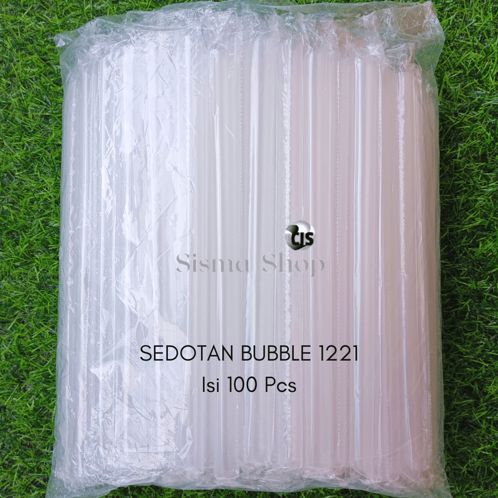 PUTIH Bubble Straws 1221 White - Hygienic Sterile - Boba Straw ...
