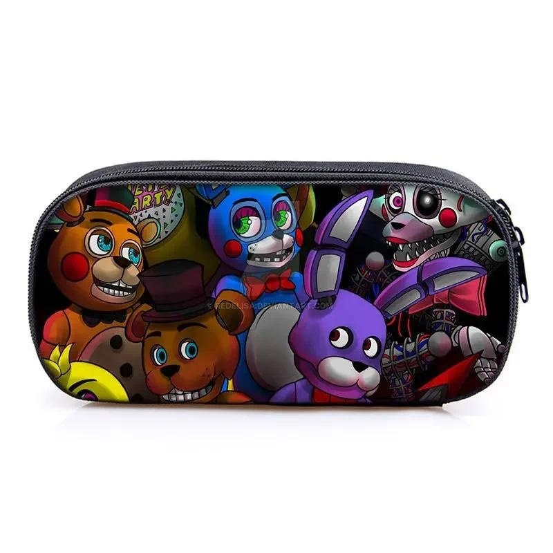 FNAF Pencil Series School at Freddie's Five Nights Pen bag with zipper ...