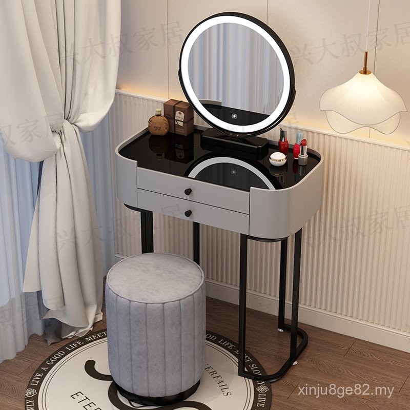 Dressing Table Small Apartment Bedroom Nordic Light Luxury Simple Mini ...