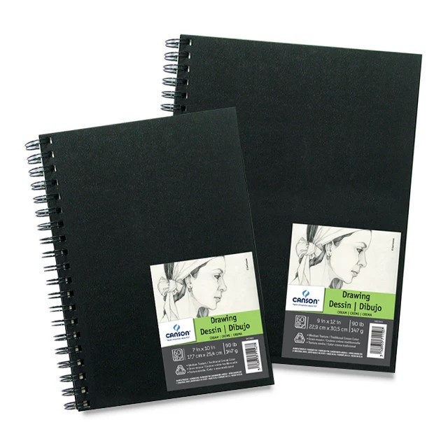 Canson Artist Series Field Drawing Books (147 gsm French Classic Cream ...