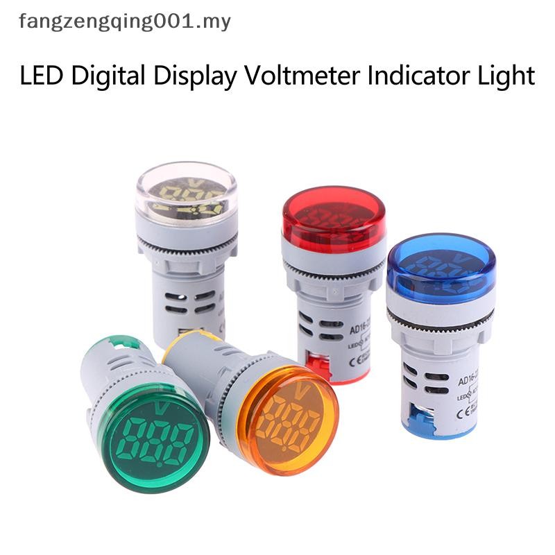 F1MY 22MM AD16-22DSV Mini Voltage Meter LED Digital Display Voltmeter ...