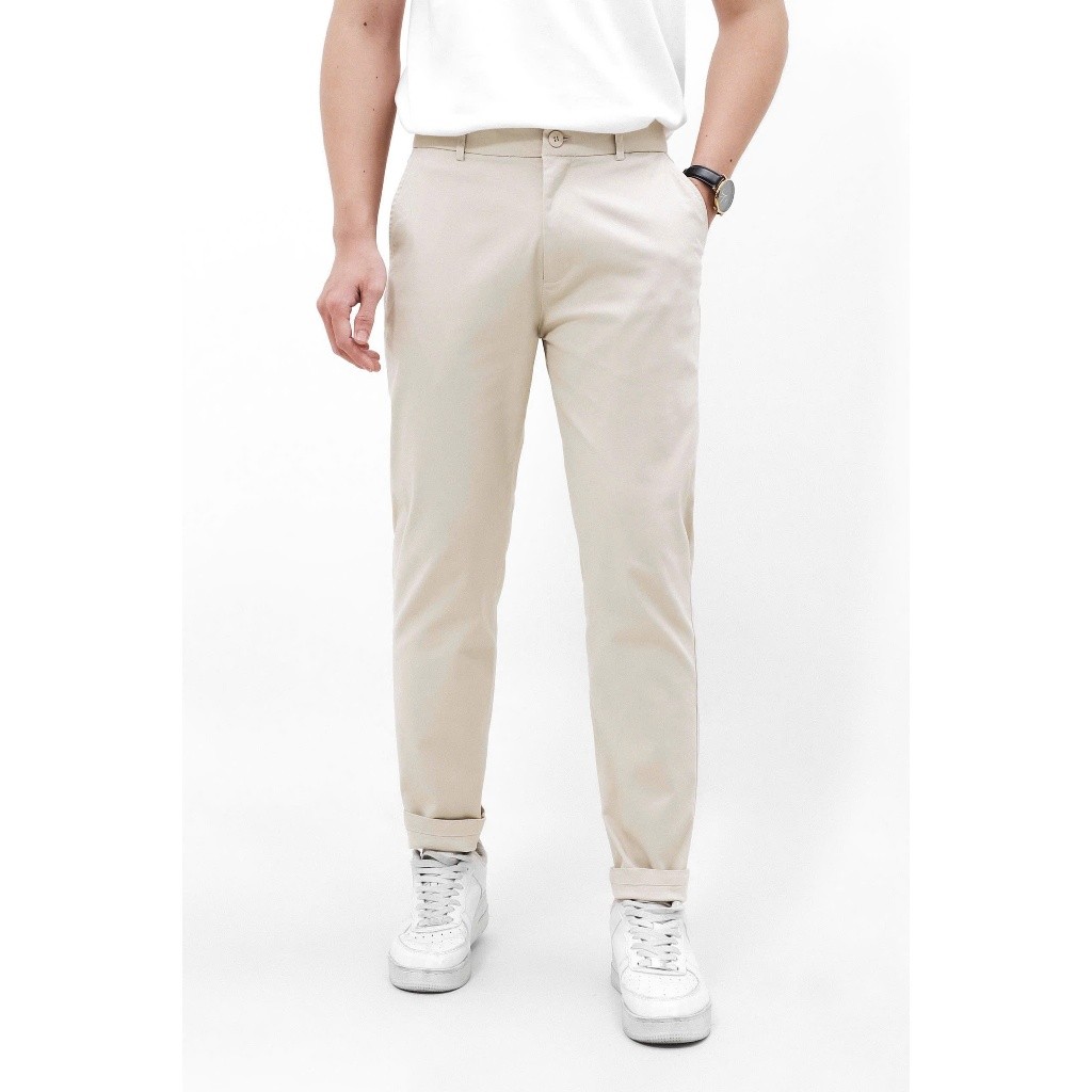 [ 4 COLORS ] Men's fashion khaki pants, elegant style, slim fit form ...