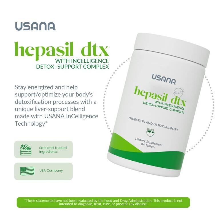 ORIGINAL USANA HEPASIL DTX 84 TABLET FROM USA | Shopee Malaysia