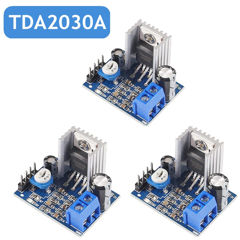 3pcs Tda2030a Audio Amplifier Board Module Tda2030 Power Input Mode 6