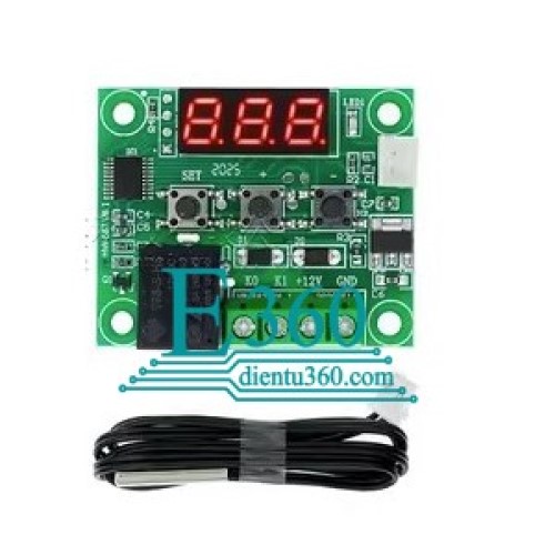 Temperature sensor W1209 12V (RED LIGHT) | Shopee Malaysia