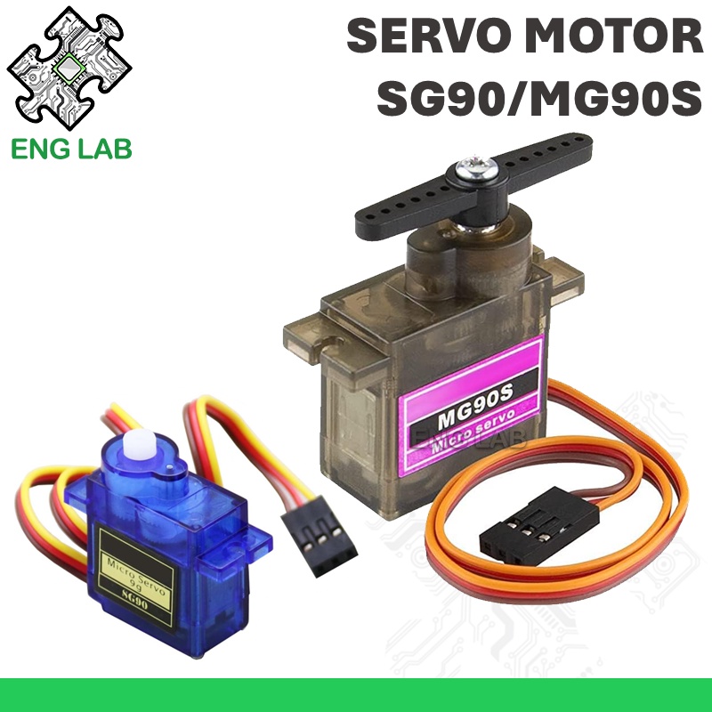 ENGLAB★Micro Servo Motor, SG90/MG90S Servo, Metal Gear Servo Motor ...