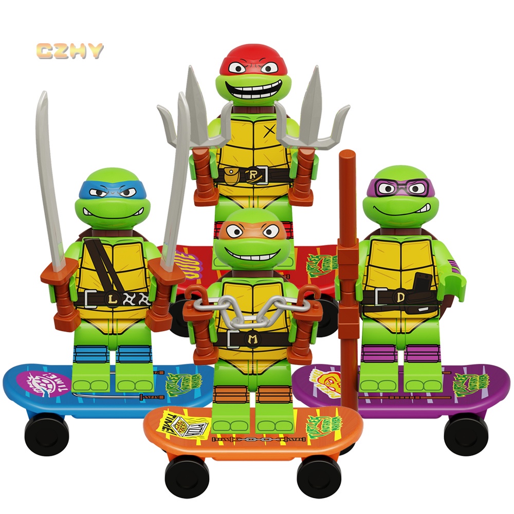 New Teenage Mutant Turtles Building Blocks Figure Leonardo Vincileo ...