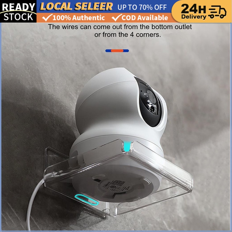 Easy-to-Install Monitoring Stand Free-Punch Acrylic Camera Bracket CCTV ...