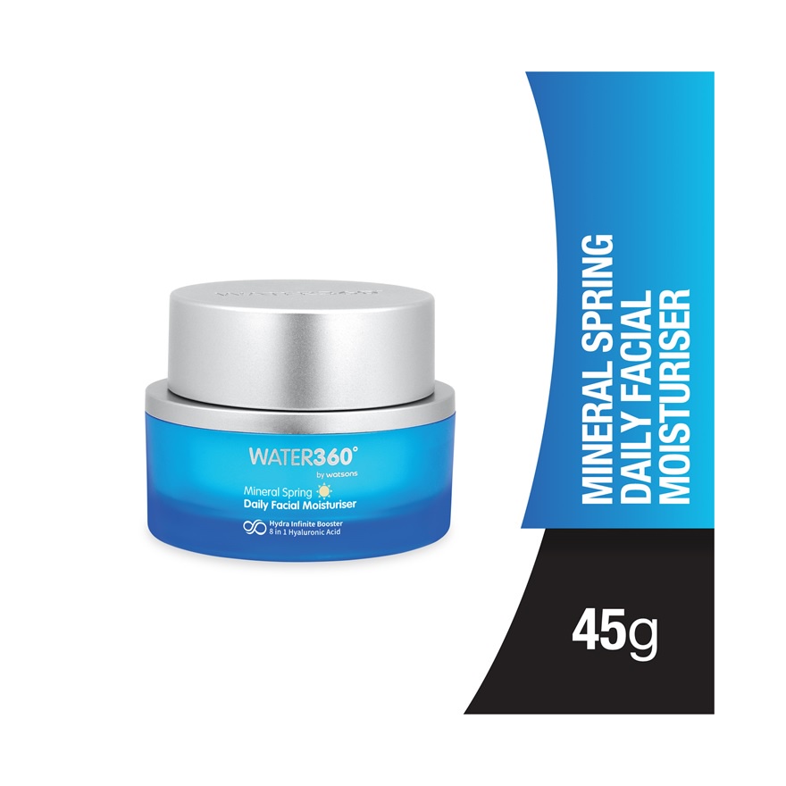 WATER360 BY WATSONS Mineral Spring Daily Facial Moisturiser 45g ...