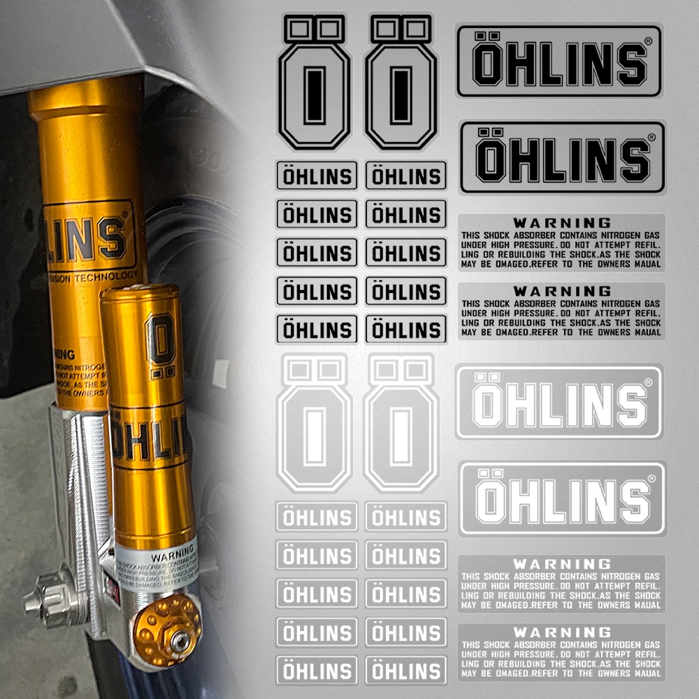 Reflective Olins Shock Absorber Motorcycle Shock Absorber Sticker ...