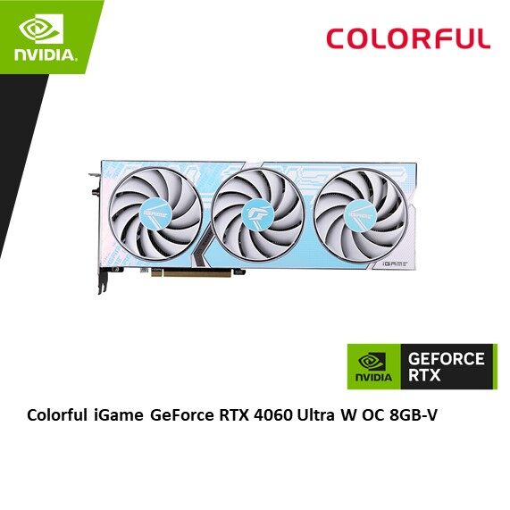 Colorful iGame GeForce RTX 4060 Ultra W OC 8GB-V Graphic Card | Shopee ...