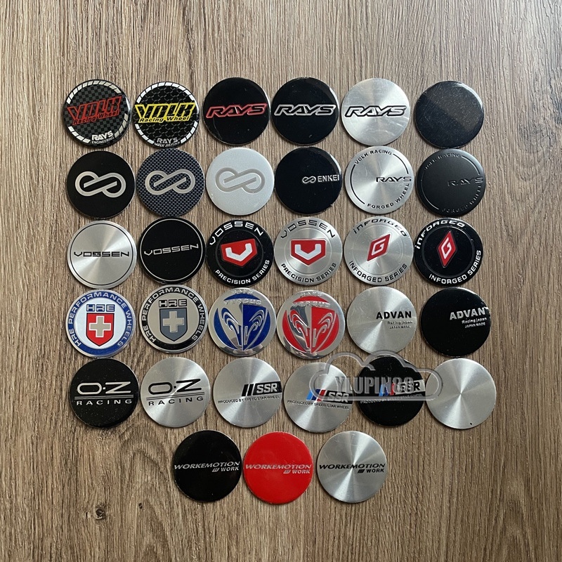 4pcs Car Wheel Hub Center Hub Cover Sticker 45mm Modified Emblem Badge ...