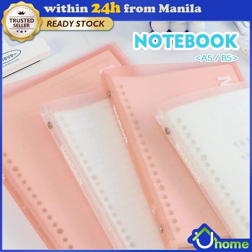 【SOYACAR】Loose Leaf Binder Notebook Journal Planner Stationery Handbook ...