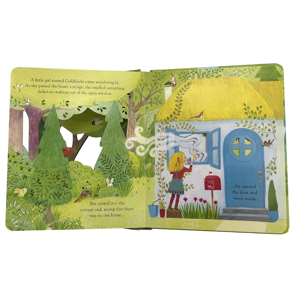 Usborne Peep Inside A Fairy Tale Goldilocks and The Three Bears 3D Flap ...