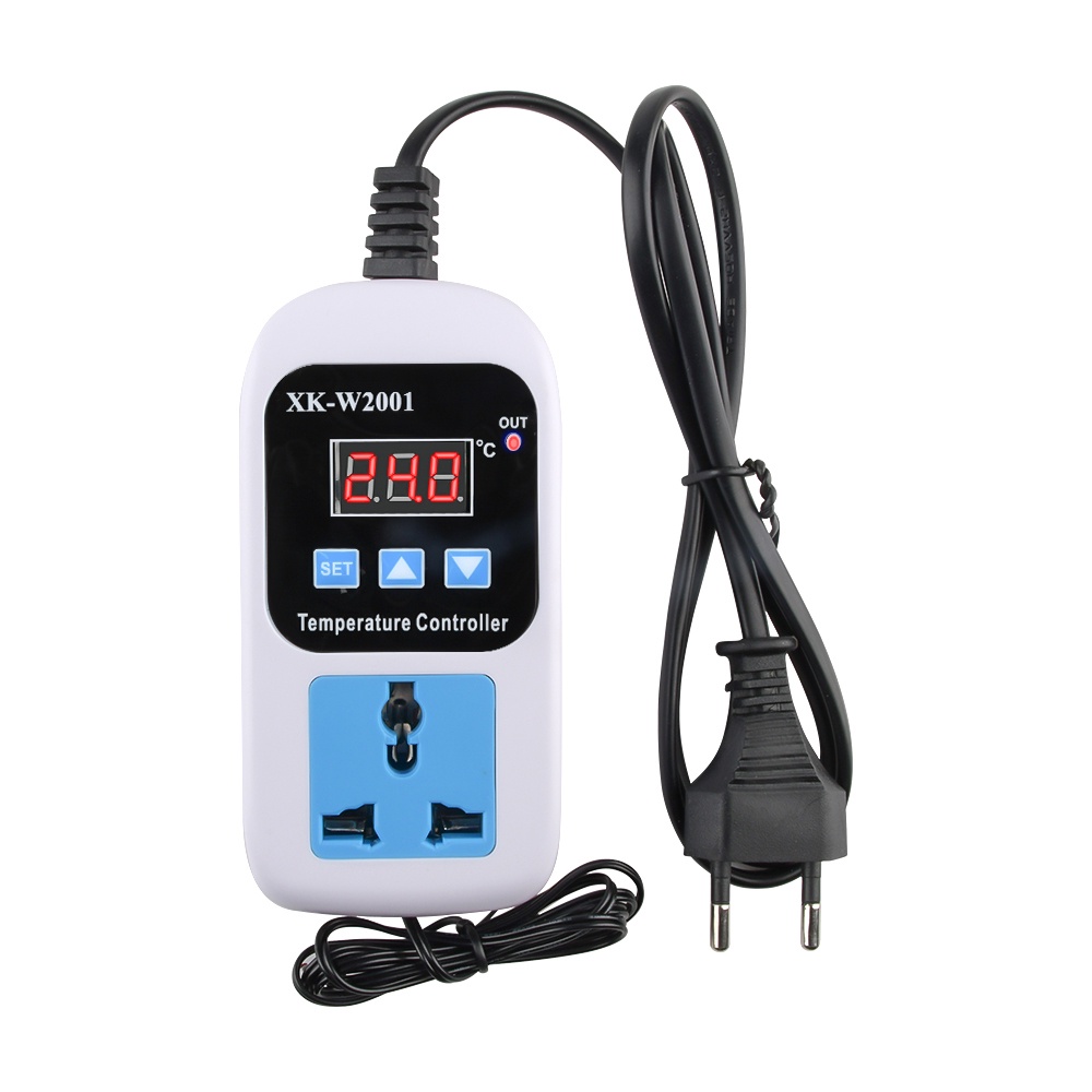 Xk W2001 Digital Led Temperature Controller Thermostat Thermoregulator 110v 220v Incubator Temp