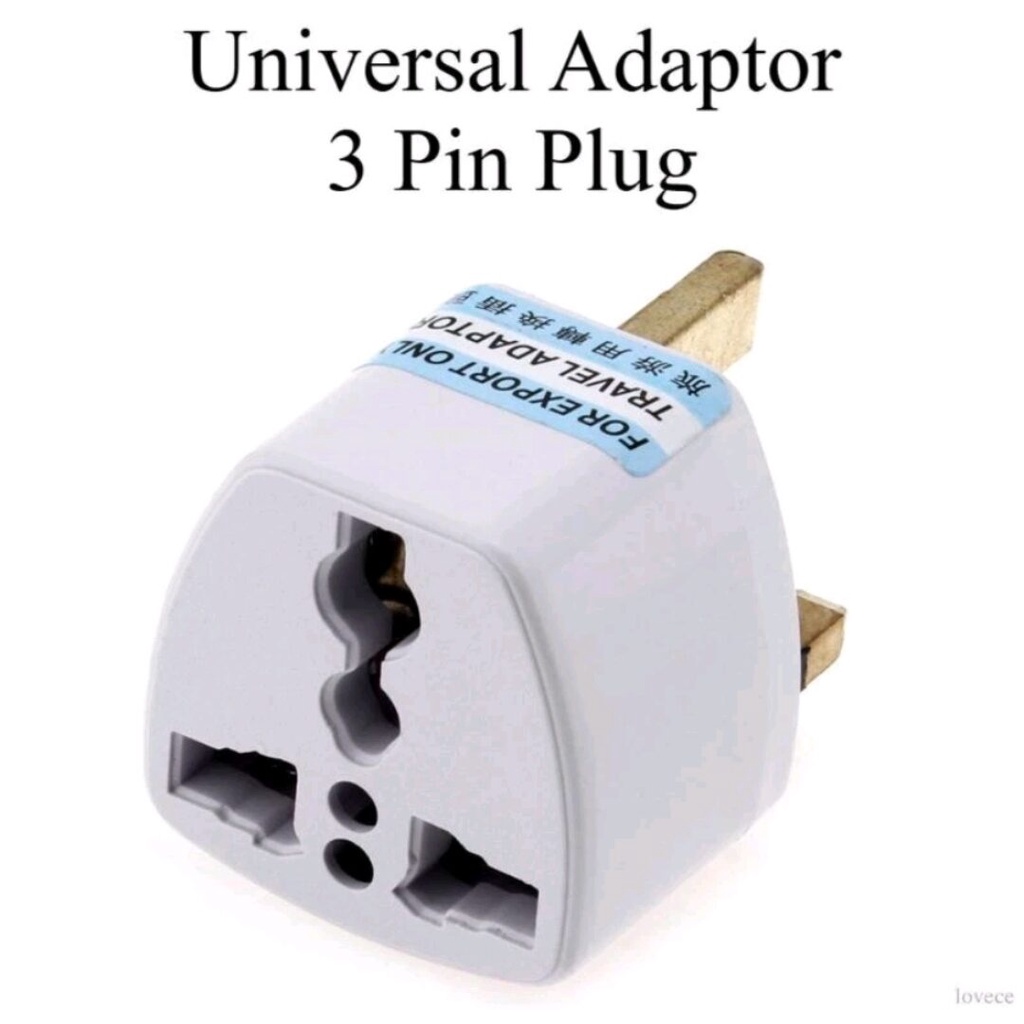 UNIVERSAL UK 3 PIN PLUG ADAPTER | Shopee Malaysia