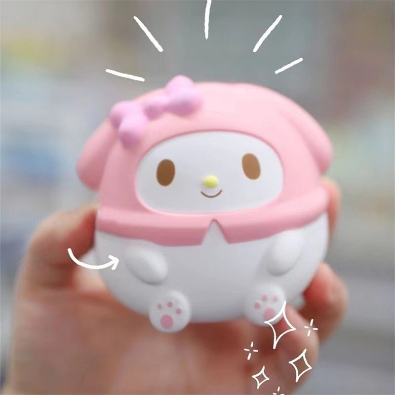 【New】Sanrio Squishy Kawaii Cartoon Melody Kuromi Cinnamoroll Stress ...