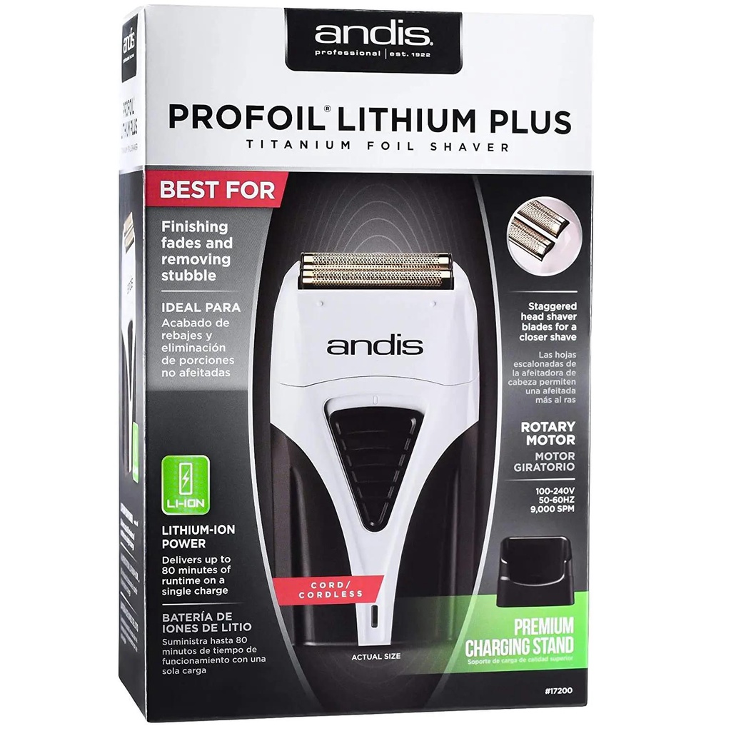 Original Andis Profoil 17200 Barber Hair Cleaning Electric Shaver For ...