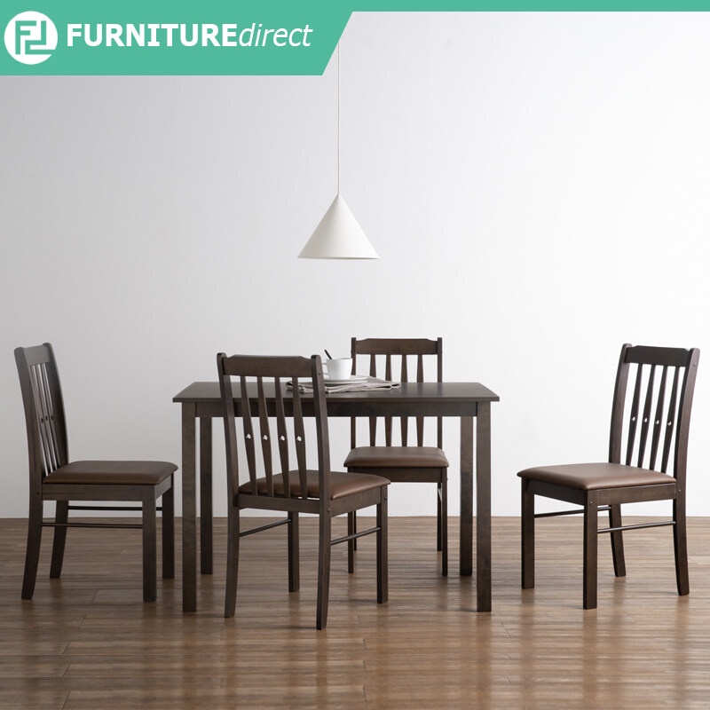 LOFT Living Cremini 4 seater dining set/ set meja makan/ set meja 4 ...