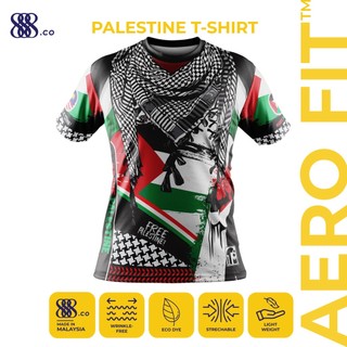 888.CO Free Palestine Save Gaza Intifada Sublimation Microfiber Jersey ...