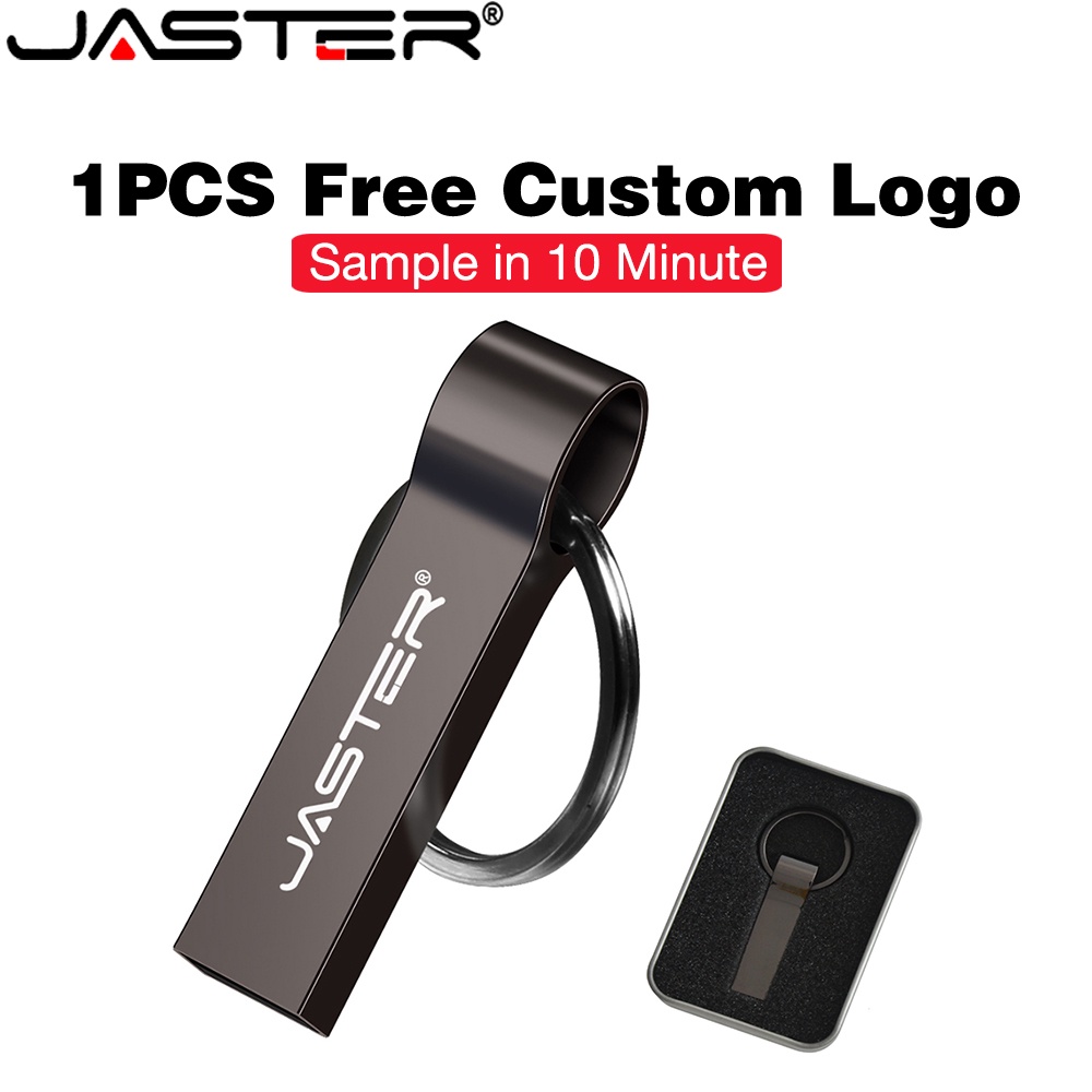 JASTER Free Custom Logo USB Flash Drives 128GB High Speed Metal Pen ...