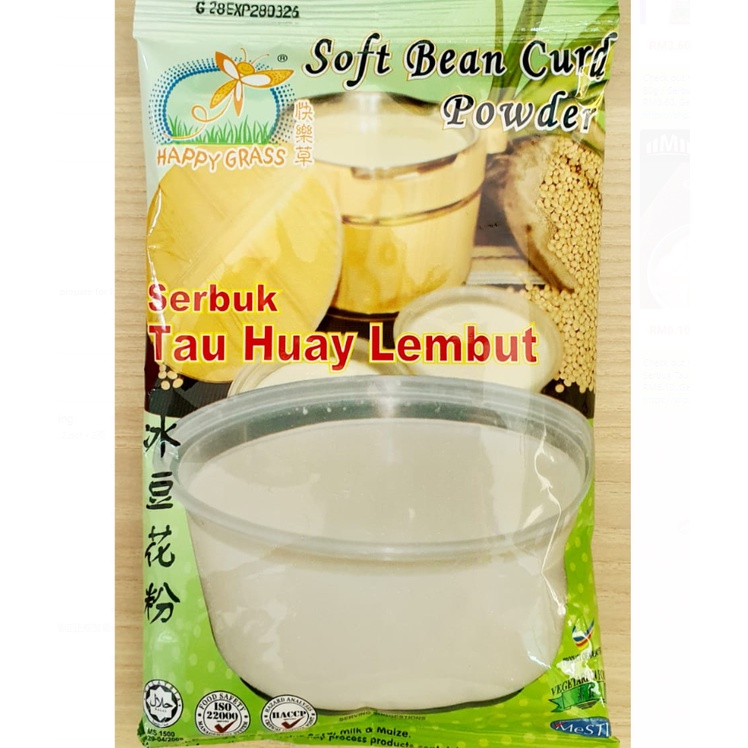 Happy Grass Soy Bean Curd Powder Serbuk Tau Huay Lembut Tau Fu Fa 150gm ...