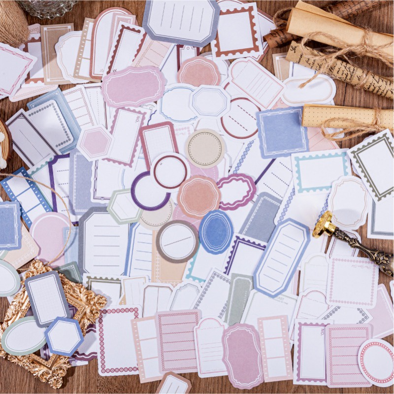 QOUZMO 30pcs/pack Vintage journaling collage sticker pack[Find a series ...