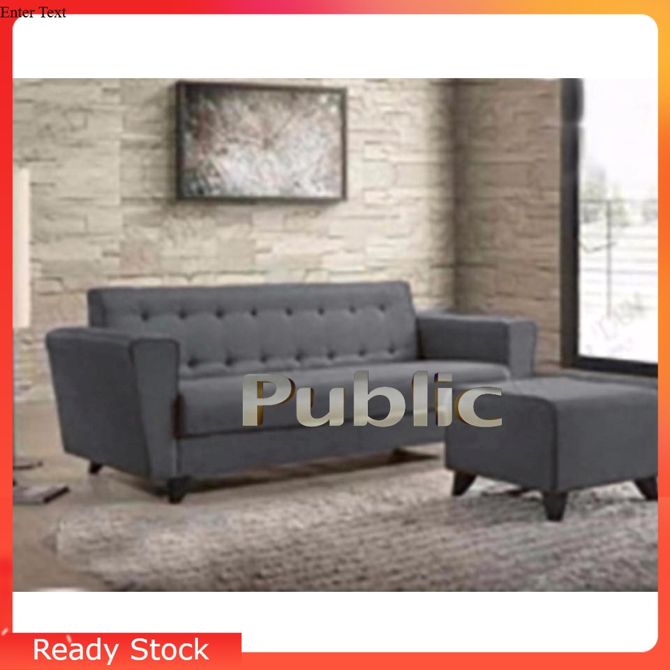 𝙏𝙀𝙍𝙈𝙐𝙍𝘼𝙃 Percuma 1 Bangku 3 Seater / 2 +3 Seater Sofa Kain Sofa Baldu ...