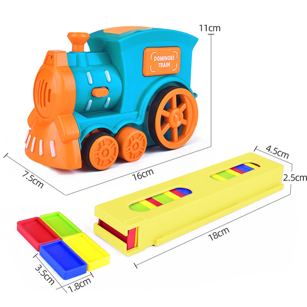 ARI Electric Domino Train Set Domino Train Set for Creativity ...