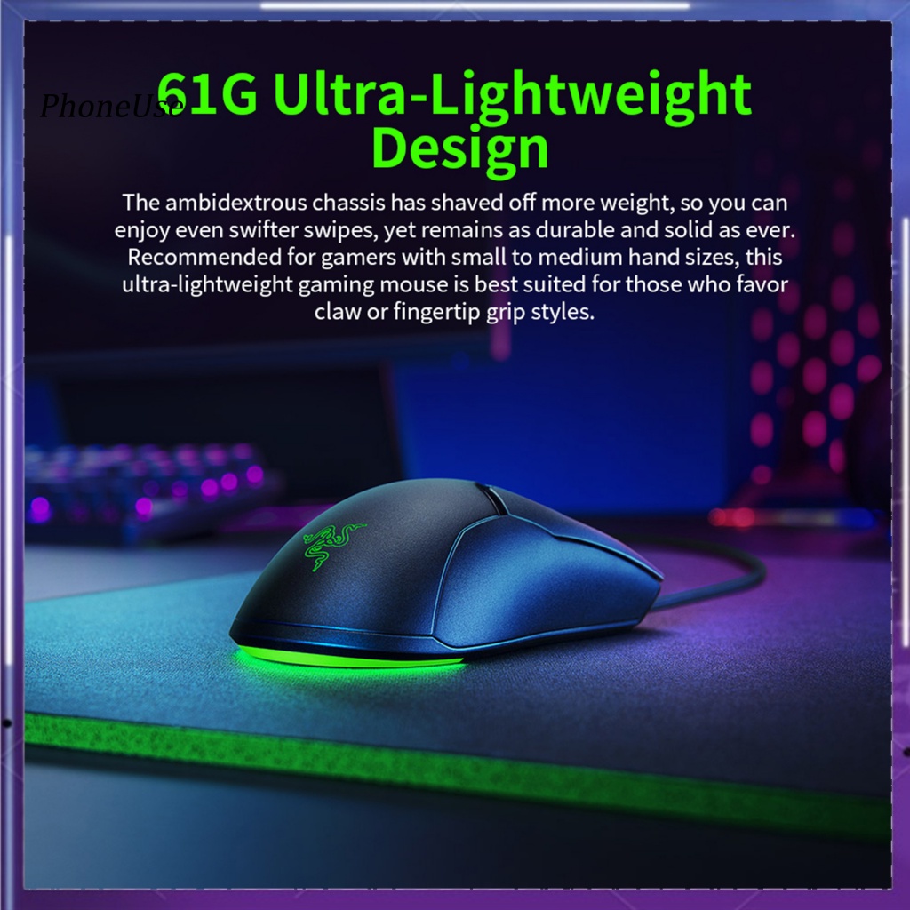 PhoneUse for Razer Viper Wired Mouse SPEEDFLEX Cable Chroma RGB ...