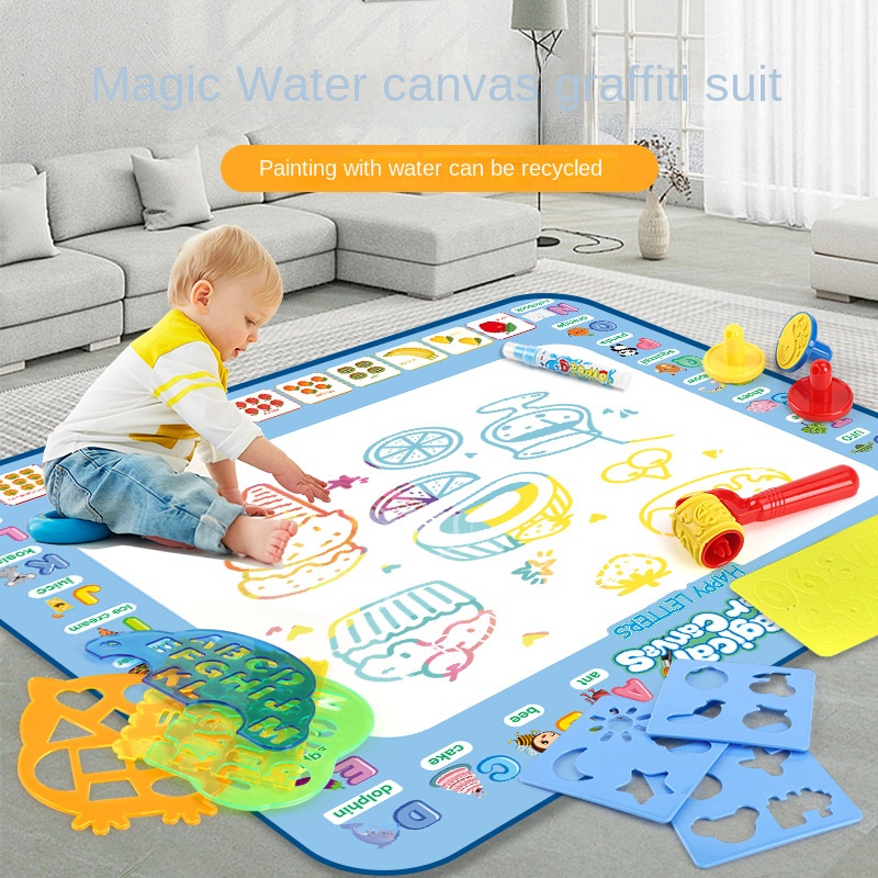 Magic Water Canvas Water Magic Learning Blanket Water Writing Cloth ...