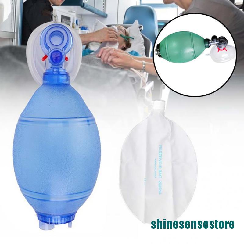 Manual Resuscitator Simple Breather PVC Ambulance Bag Oxygen Tube First ...