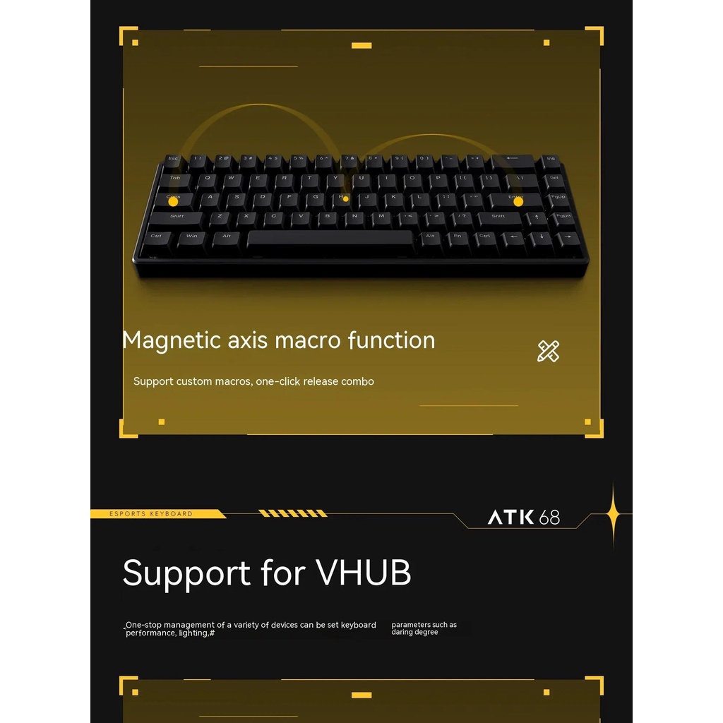 【Ready Stock】ATK68 Magnetic Switch Gaming Keyboard SMART SPEED X Quick ...