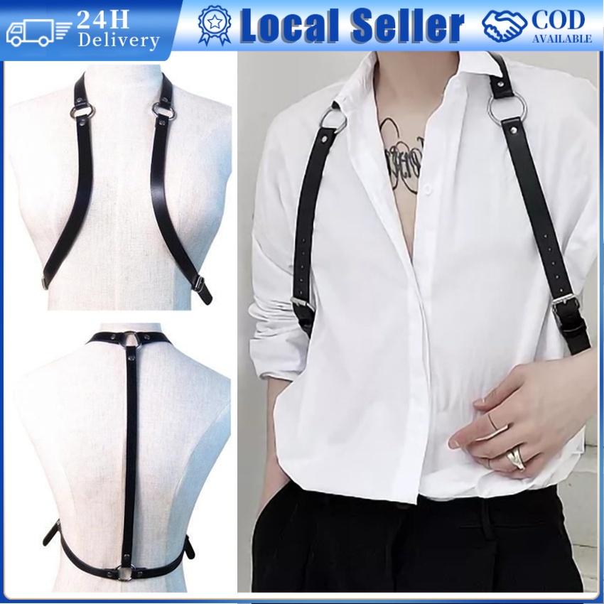 Punk Fancy belt Sexy Women Men Adjustable Chest Body Harness Belt ...