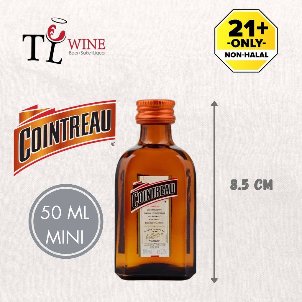 Cointreau Orange Liqueur 50ml miniature mini Alc:40% Duty paid 100% ...