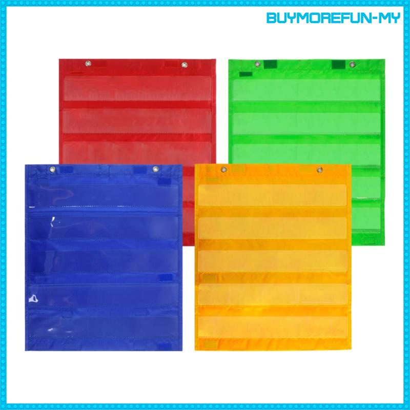 [BuymorefunMY] Pocket Chart, Cards Teaching Cards Pocket, Whiteboard ...