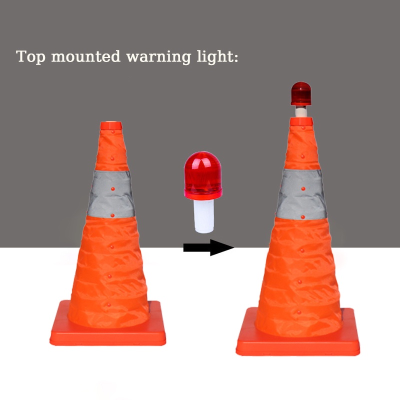45CM/60CM Folding Road Safety Cone Portable Safety Cone Multi Purpose ...